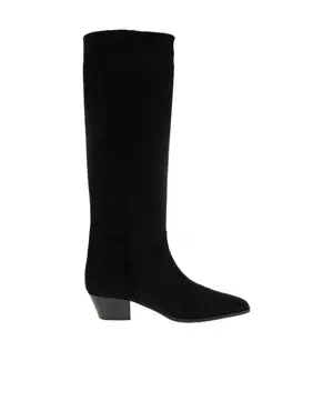 AeydĒ Medea Mid-heel Knee-high Boots - Black