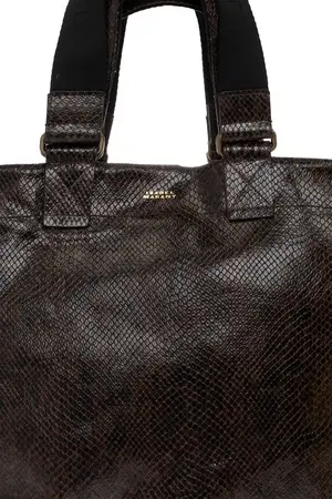 Isabel Marant Étoile Python-print Handbag