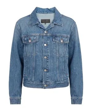 MAISON MARGIELA Casual Denim Jacket - Blue