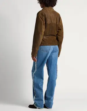 MAISON MARGIELA Suede Biker Jacket