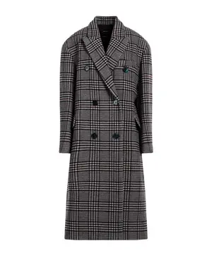 Isabel Marant Étoile Plaid Flannel Coat - Blue