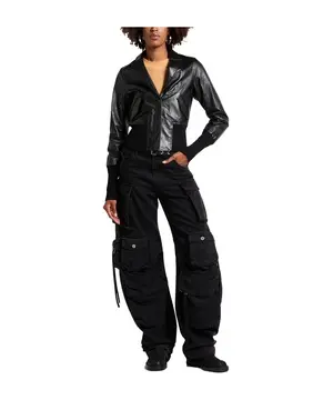 MAISON MARGIELA Simple-style Leather Jacket