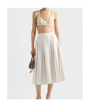 Prada Floral Print Old Linen Bra
