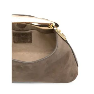 ELLEME PARIS Mini Boomerang Suede Taupe