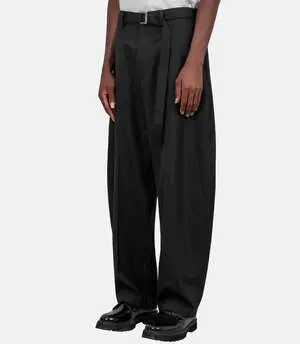 Sacai Logo-detail Trousers
