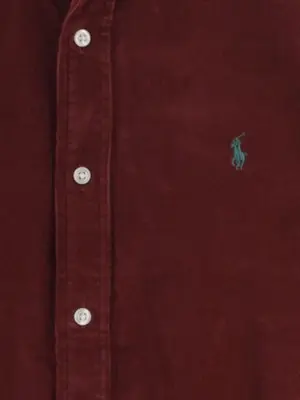Polo Ralph Lauren Ribbed Velvet Shirt - Red