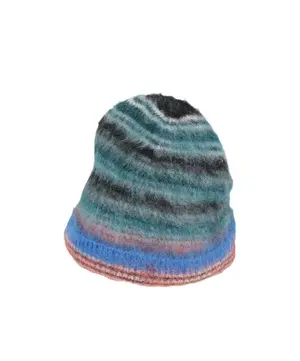 Isabel Marant Étoile Striped Knit Beanie - Blue