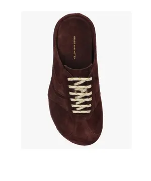 Dries Van Noten Color-block Flat Mules