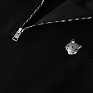 Maison Kitsuné Half-zipper Fleece Jacket
