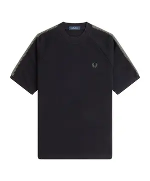 Fred Perry Crewneck Shortsleeve Tee - Black