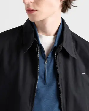Prada Silk And Cotton Polo Shirt