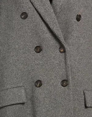 Brunello Cucinelli Metallic Double- Coat