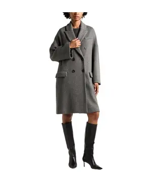 Brunello Cucinelli Metallic Double- Coat