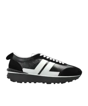 LANVIN Lace-up Low-top Casual Shoes - Black