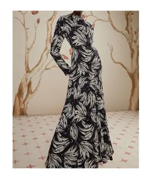 Farm Rio Bossa Banana Printed Midi Dress