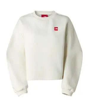 The North Face Cropped Crewneck Sweatshirt - White