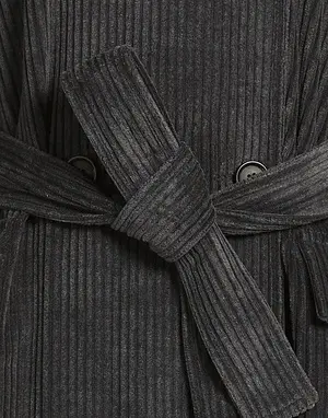 Brunello Cucinelli Corduroy Trench Coat
