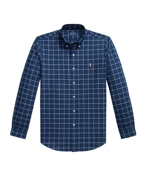 Polo Ralph Lauren Check Buttondown Longsleeve Shirt - Blue