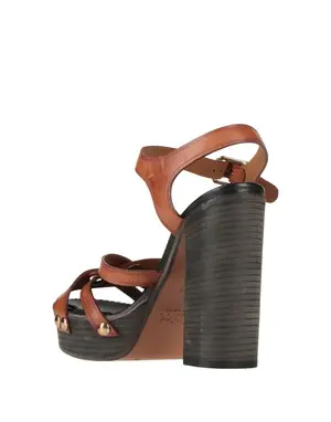 Chloé Minimalist Leather Block-heel Sandals
