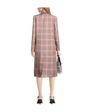 Marni Plaid Long Coat