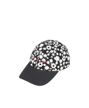 Marni Floral Baseball Cap - Black