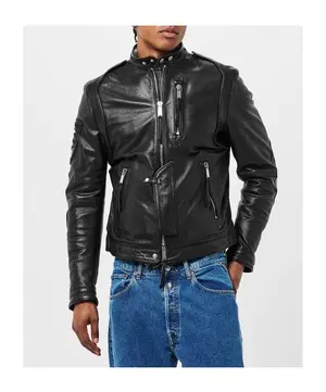 Dsquared2 Leather Biker Jacket