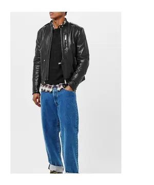 Dsquared2 Leather Biker Jacket