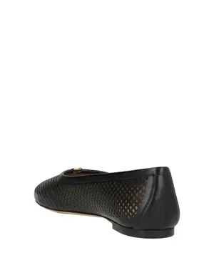 Chloé Leather Cut-out Ballet Flats