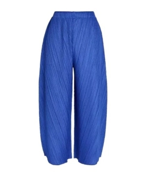 Issey Miyake Pleated Trousers - Blue