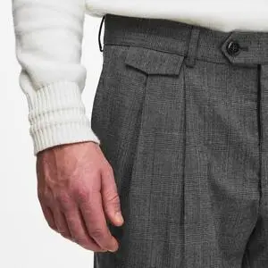 Hugo Boss Check Tailored Trousers