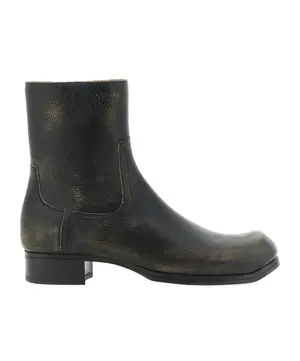 MAISON MARGIELA Vintage Leather Ankle Boots