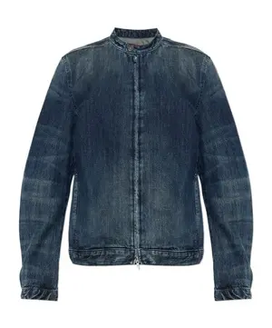DIESEL® Long-sleeved Denim Jacket - Blue
