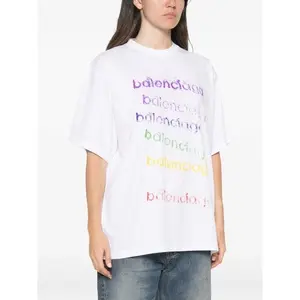 Balenciaga Logo Print Oversized T-shirt