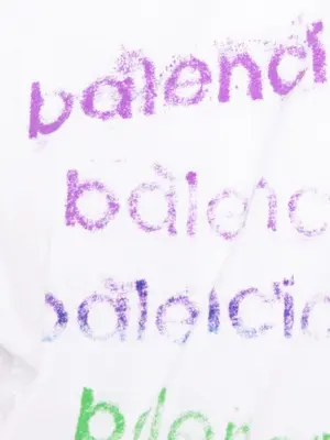 Balenciaga Logo Print Oversized T-shirt