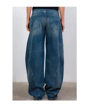 R13 Janine Wide-leg Jeans - Blue