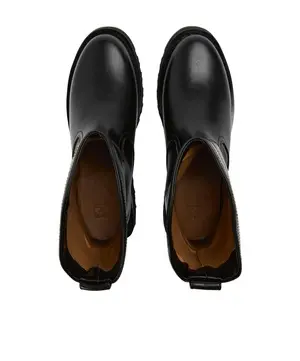 GANNI Leather Ankle Boots