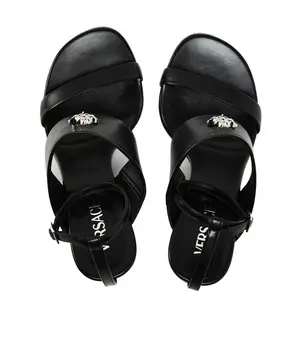 Versace Leather Opentoe Highheel Sandals