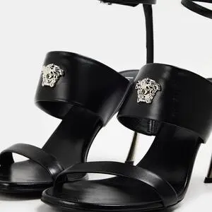 Versace Leather Opentoe Highheel Sandals