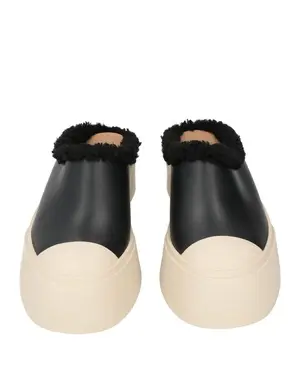 Marni Minimalist Leather Wedge Clogs