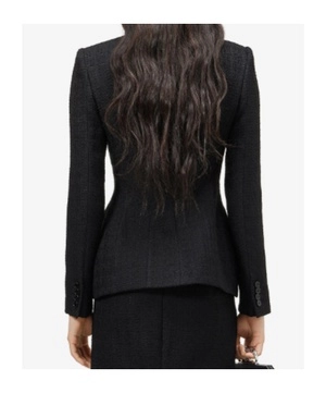 Alexander McQueen Light Tweed Single-breasted Jacket