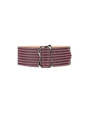 Chloé Wide Solid-color Waist Belt - Red