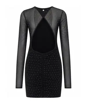 Liu Jo Sheer Cut-out Mini Dress