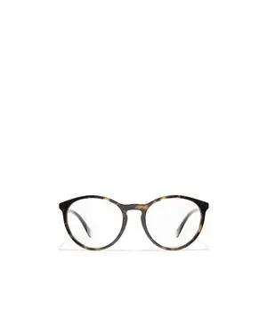 Chanel Round Frame Flat Mirror - Brown