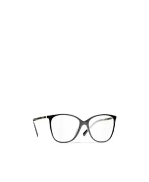 Chanel Square Frame Glasses - Black