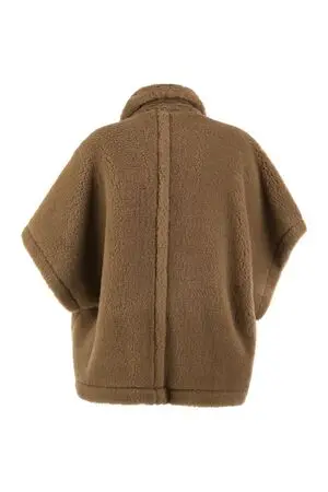 Max Mara Tebe Textured Collar Cape