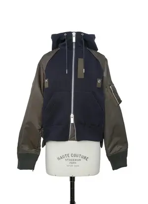 Sacai Sponge Sweat Hoodie - Multicolor