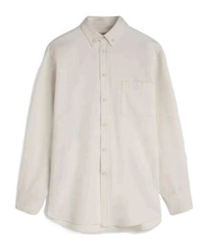 Phoebe Philo Long-sleeved Denim Shirt - White