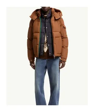 Moncler Dravenis Hooded Mid-length Down Jacket