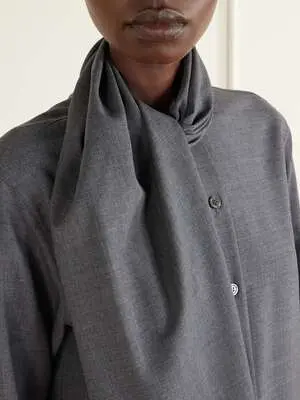 WILLY CHAVARRIA Cravat Wool Shirt