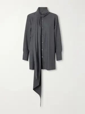 WILLY CHAVARRIA Cravat Wool Shirt